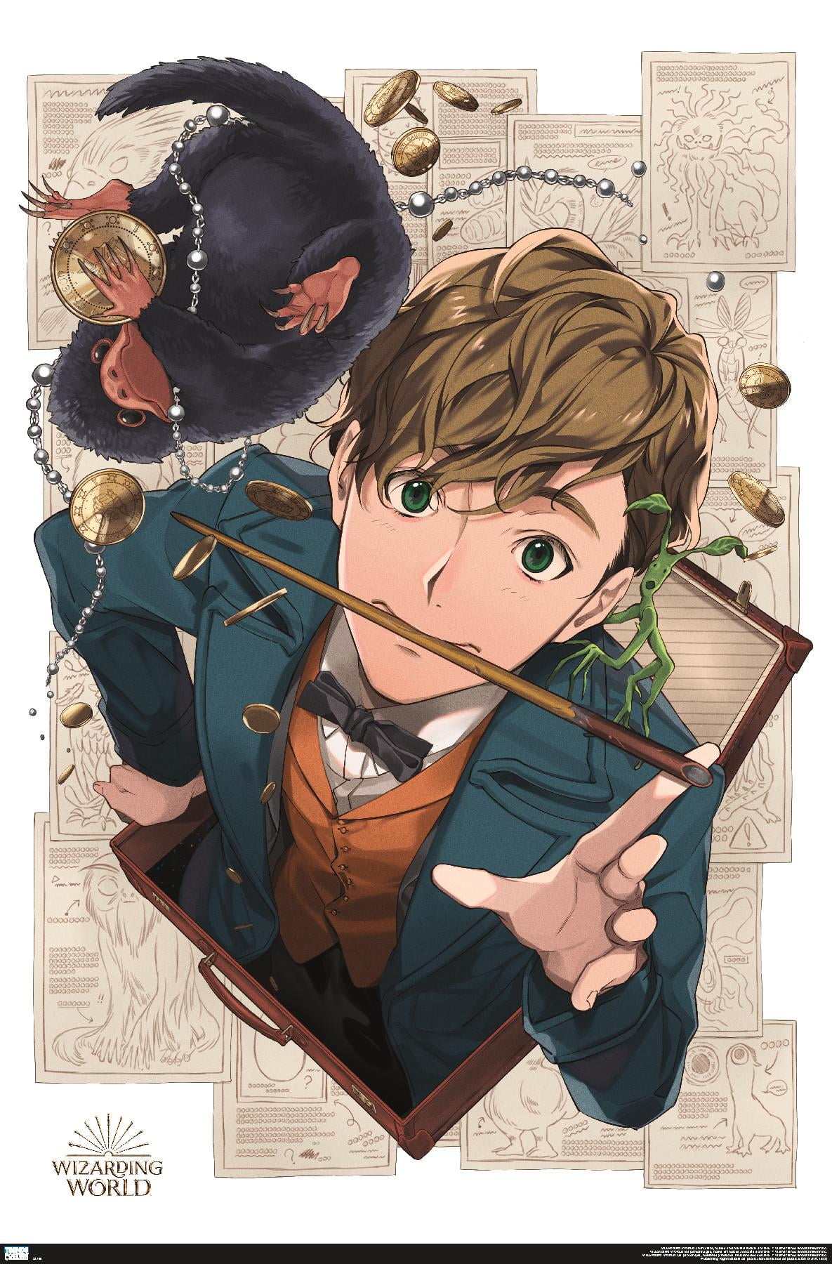 The Wizarding World: Dynasty Designs - Newt Scamander Wall Poster, 14. ...