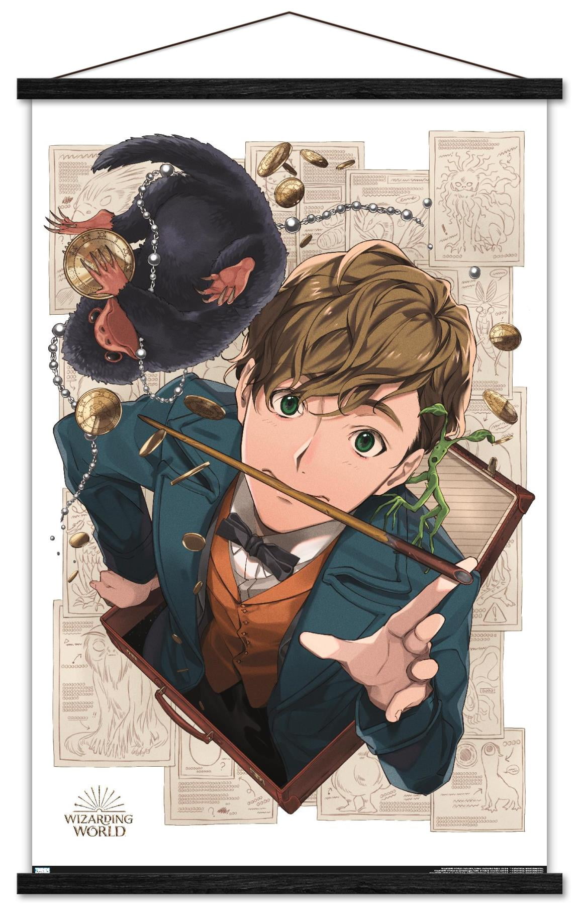 The Wizarding World: Dynasty Designs - Newt Scamander Wall Poster with ...
