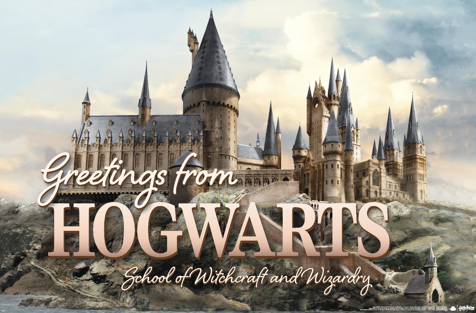 The Wizarding World: Harry Potter - Greetings From Hogwarts Wall Poster ...