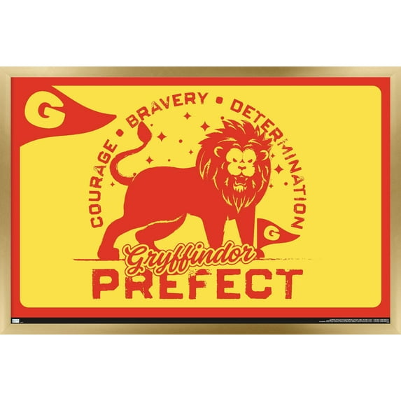 The Wizarding World: Harry Potter - Gryffindor Clubhouse Crest Wall Poster, 14.725" x 22.375 ...