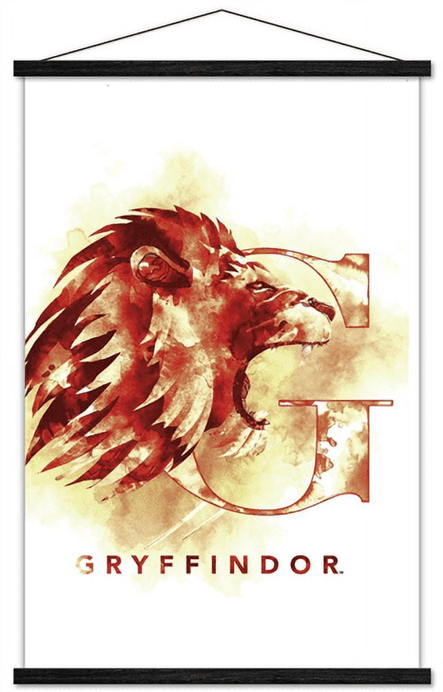 The Wizarding World: Harry Potter - Gryffindor Illustrated House Logo ...