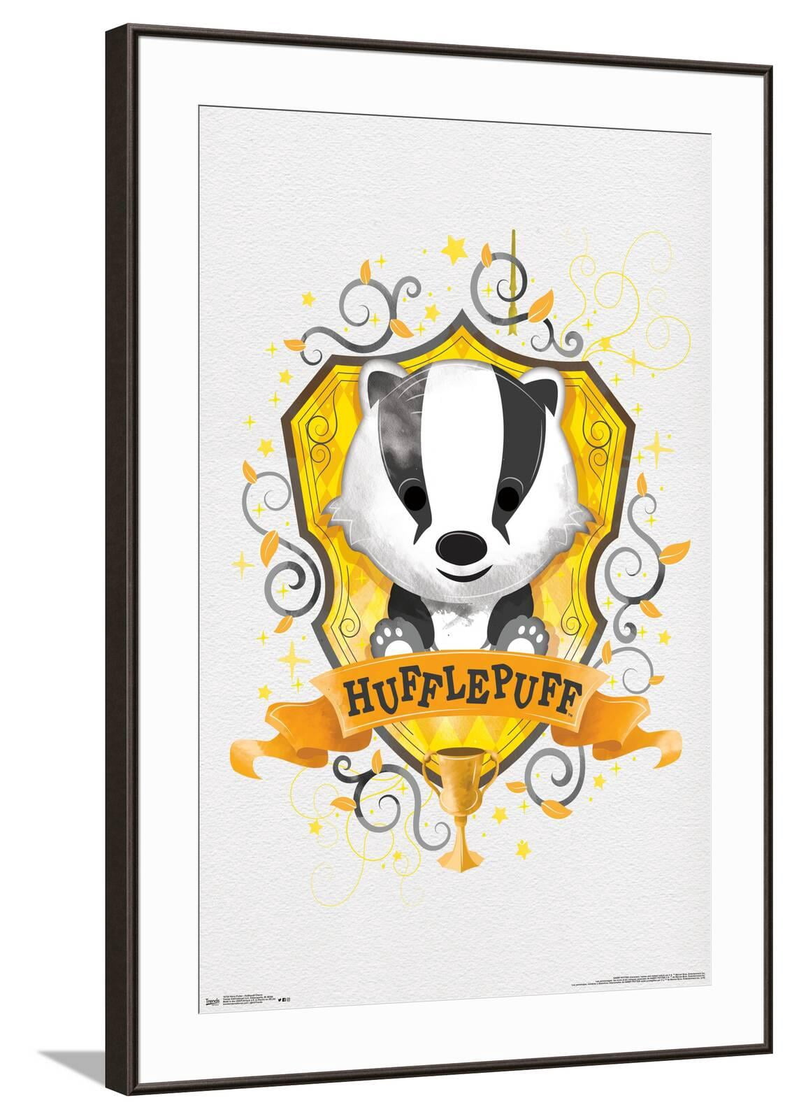 The Wizarding World: Harry Potter - Hufflepuff Charm Canvas Wall Poster ...