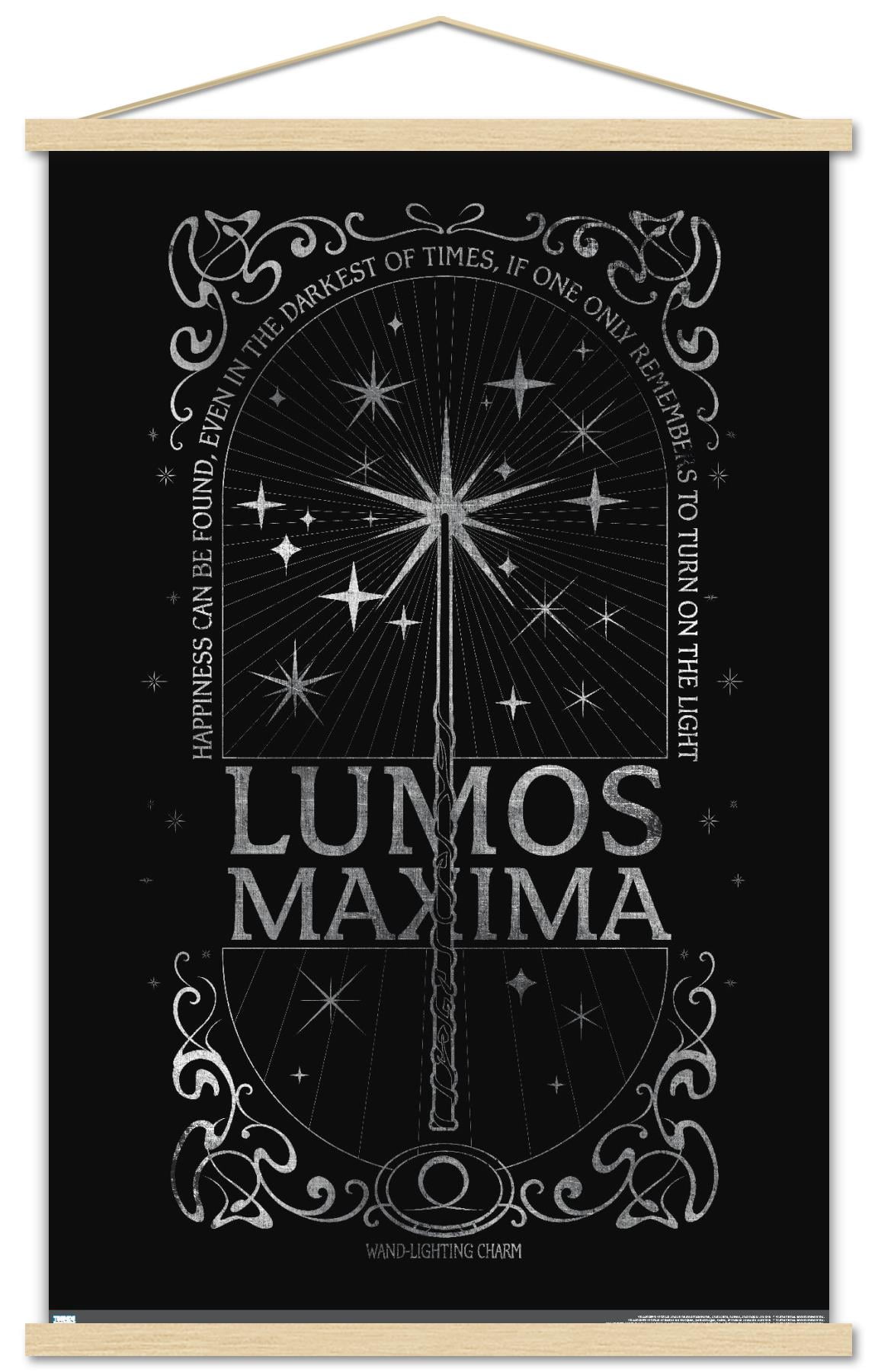 The Wizarding World: Harry Potter - Lumos Maxima Wall Poster with ...