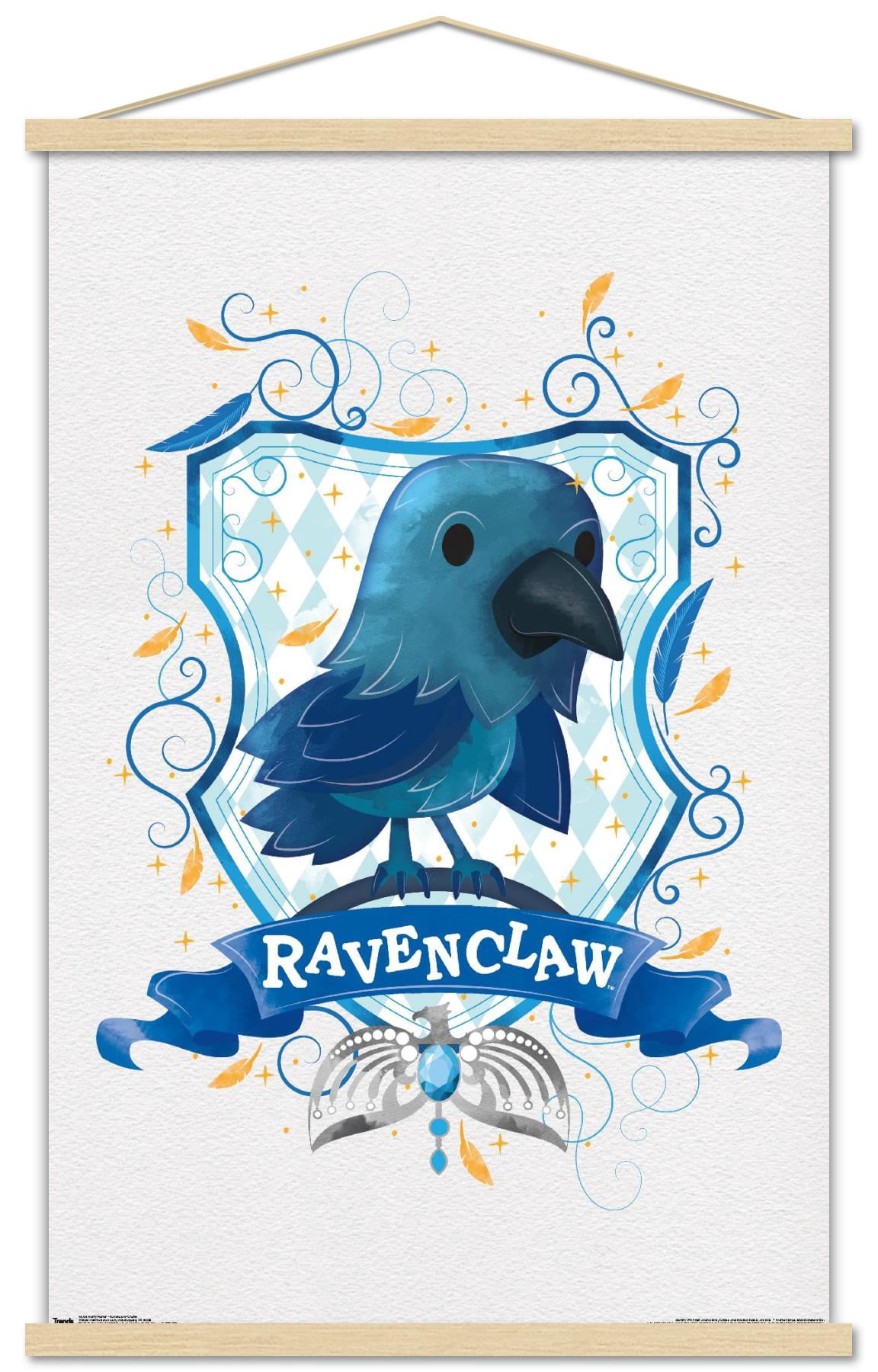 The Wizarding World: Harry Potter - Ravenclaw Charm Wall Poster with ...