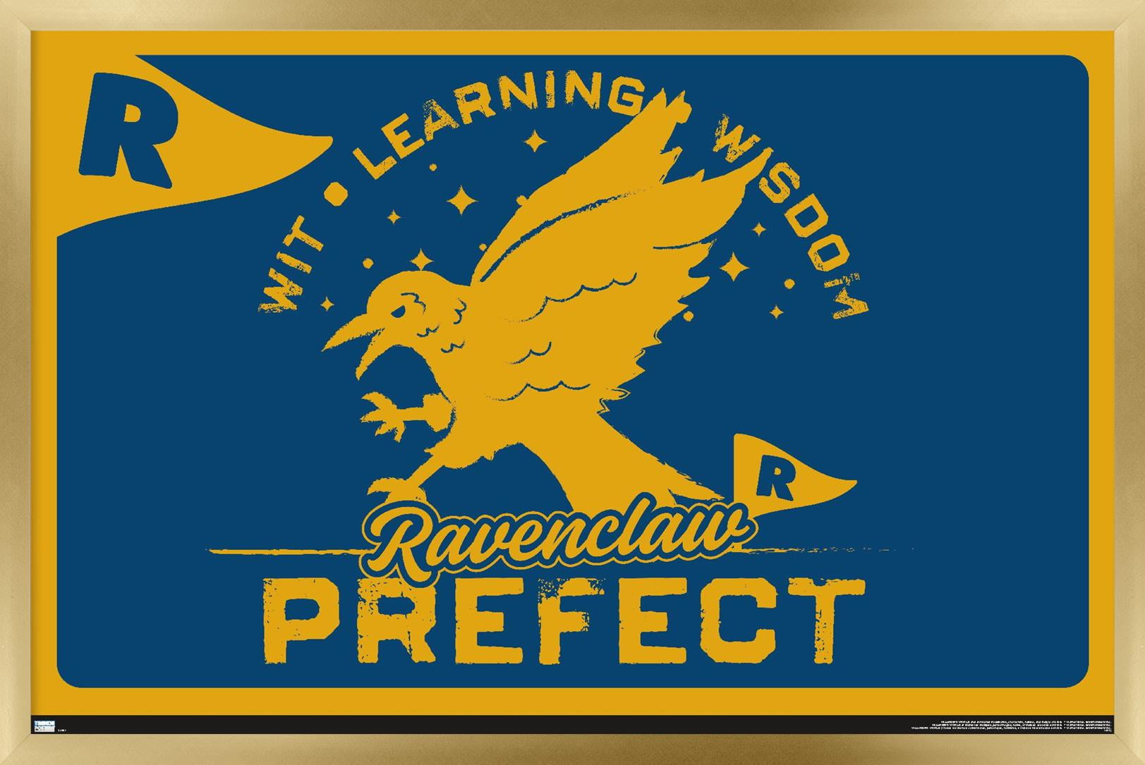 The Wizarding World: Harry Potter - Ravenclaw Clubhouse Crest Wall Poster, 14.725" x 22.375 ...