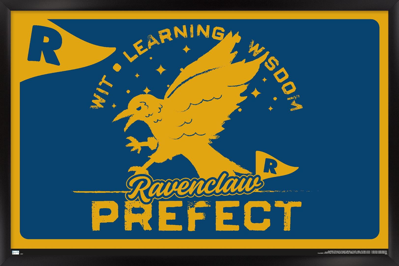 The Wizarding World: Harry Potter - Ravenclaw Clubhouse Crest Wall Poster, 14.725" x 22.375 ...