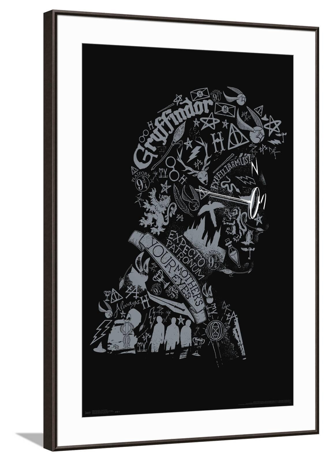 The Wizarding World: Harry Potter - Text Graphic of Harry Potter Canvas ...