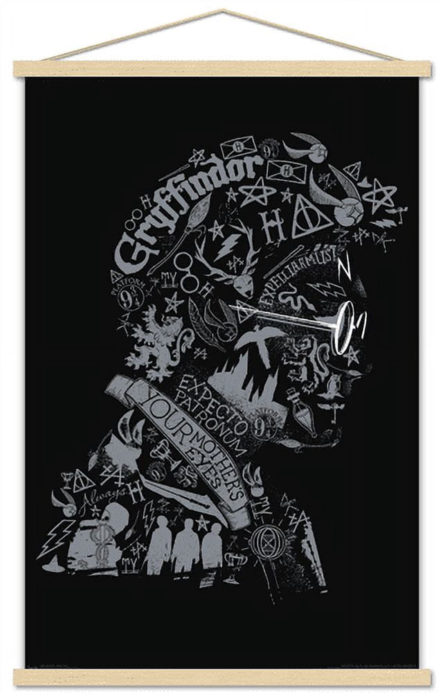 The Wizarding World: Harry Potter - Text Graphic of Harry Potter Wall ...