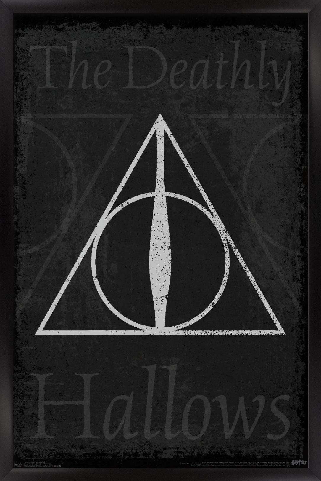 The Wizarding World: Harry Potter - The Deathly Hallows - Symbol Wall ...