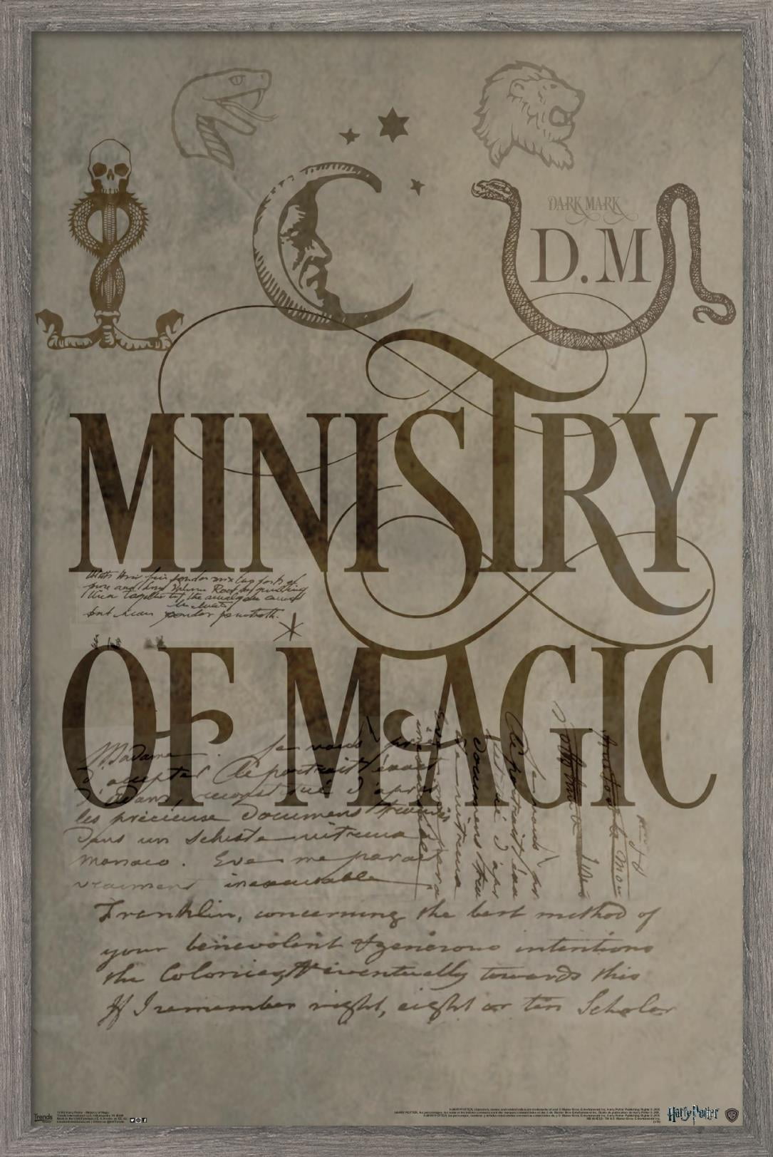 The Wizarding World: Harry Potter - The Ministry of Magic Wall Poster ...