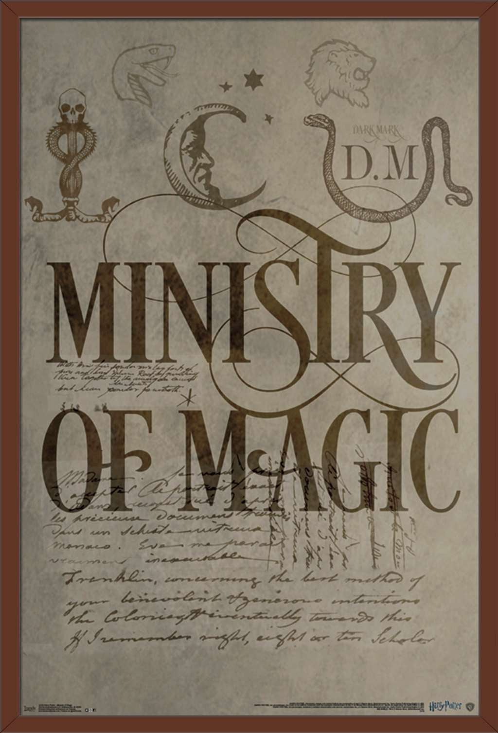 The Wizarding World: Harry Potter - The Ministry of Magic Wall Poster ...