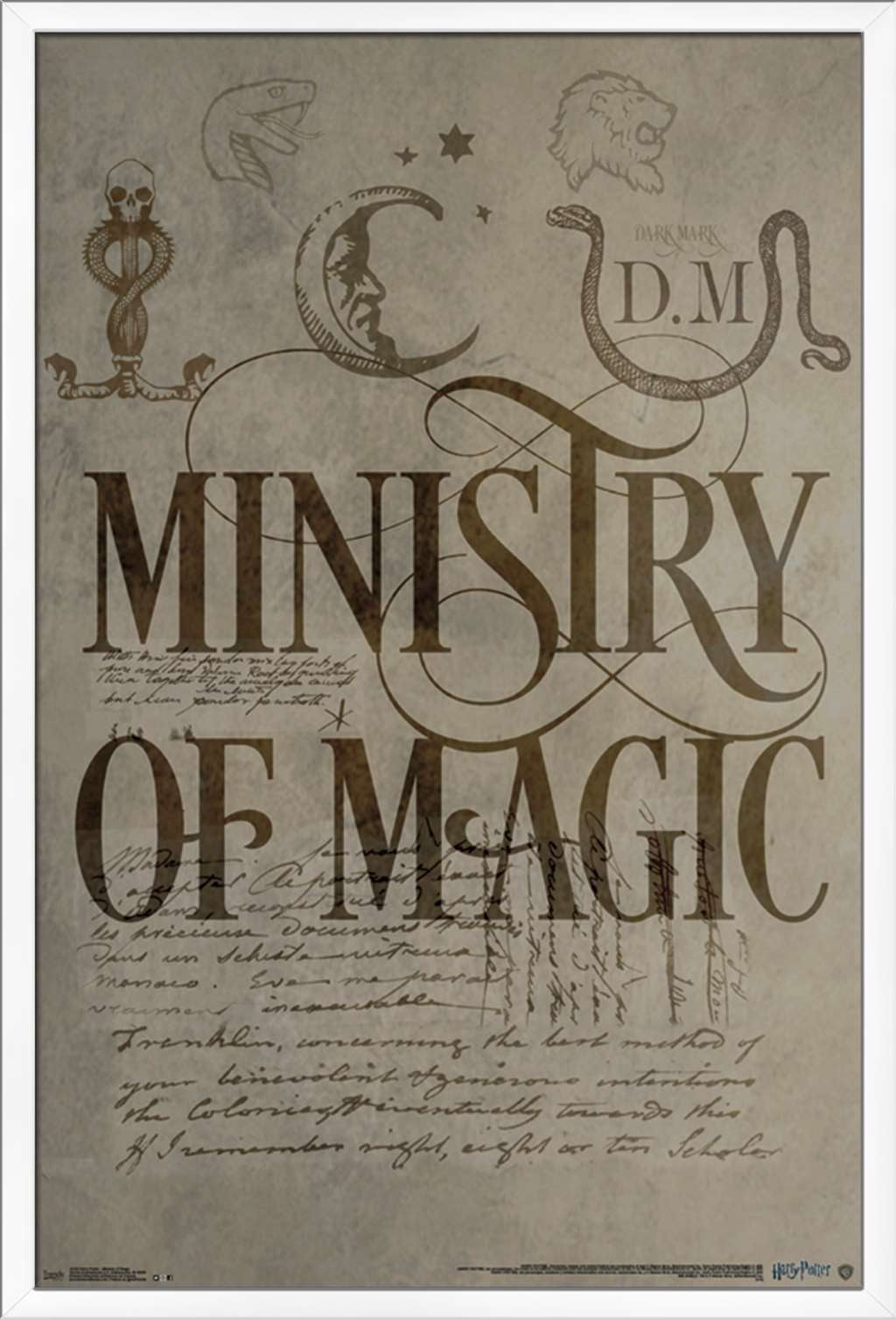The Wizarding World: Harry Potter - The Ministry of Magic Wall Poster ...