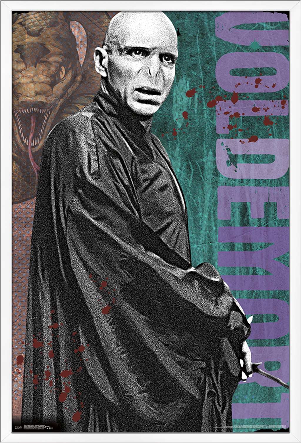 The Wizarding World: Harry Potter - Voldemort with Wand Wall Poster, 22 ...