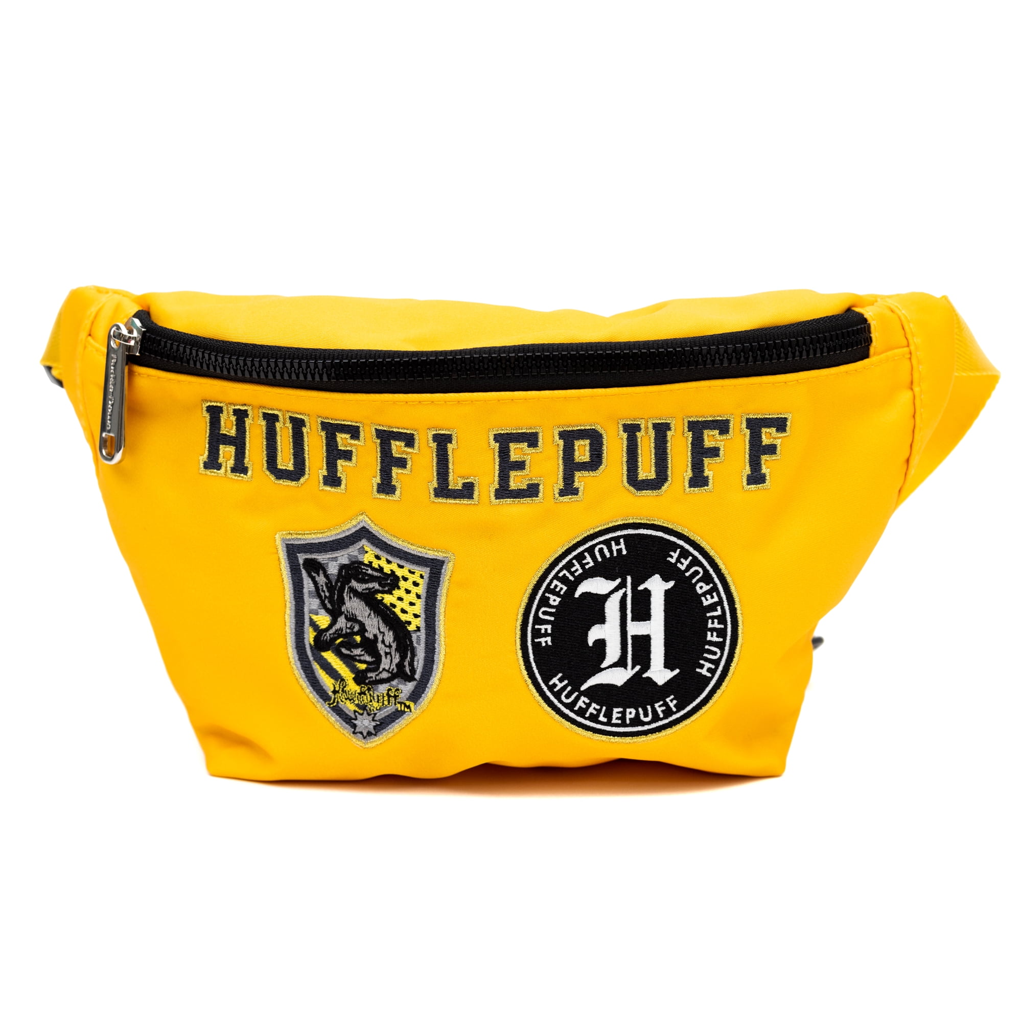 The Wizarding World of Harry Potter Bag, Fanny Pack Hufflepuff Patches ...