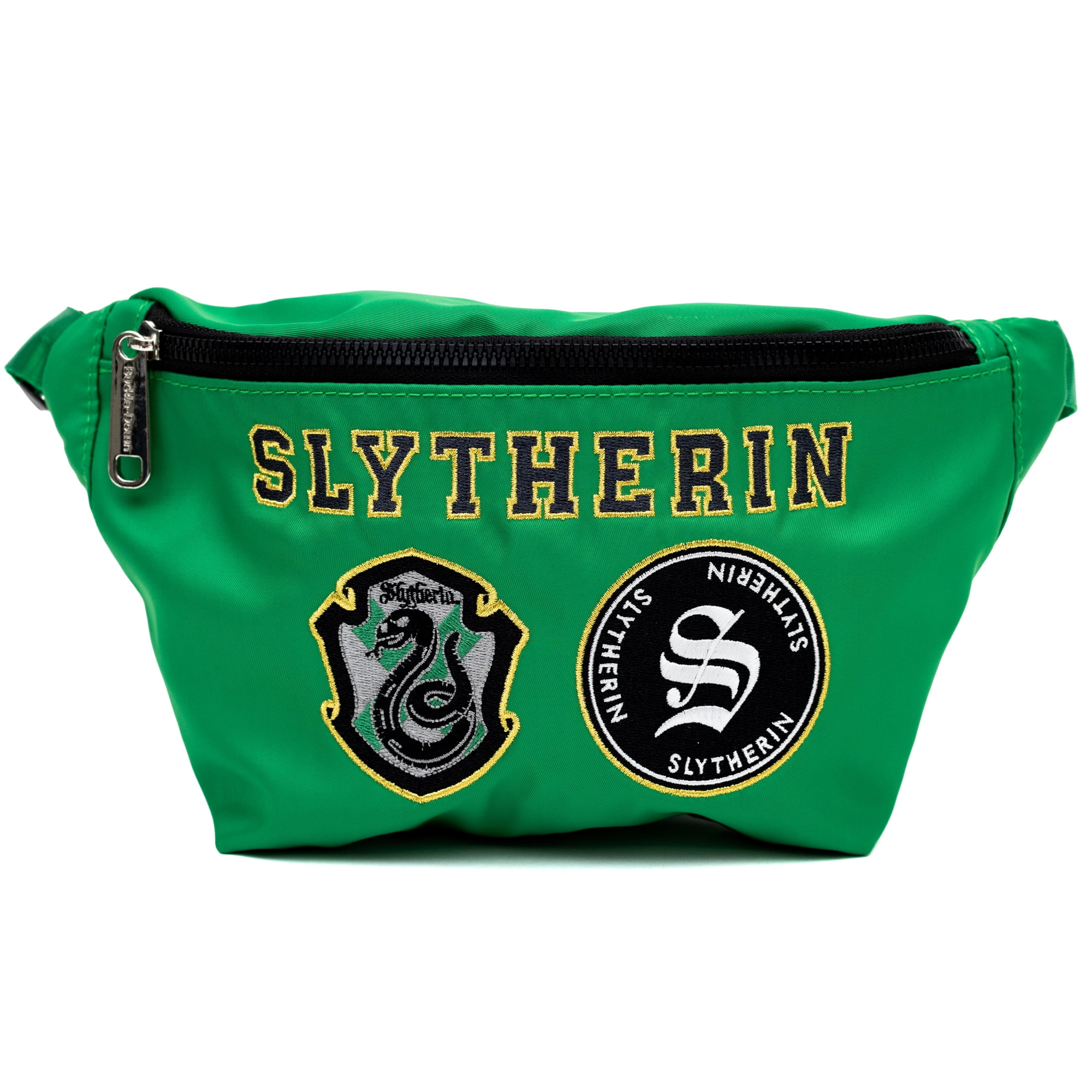 The Wizarding World of Harry Potter Bag, Fanny Pack Slytherin Patches ...