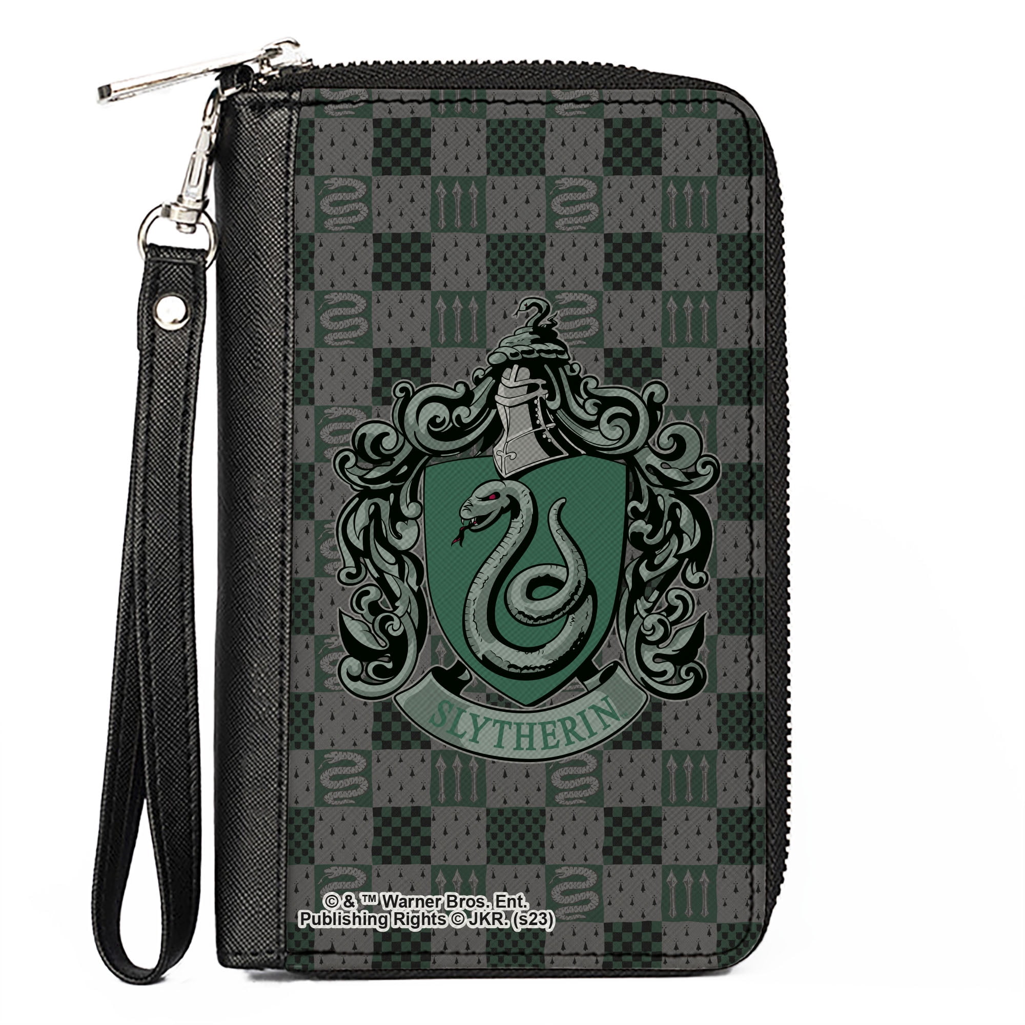 The Wizarding World of Harry Potter Wallet, Zip Around, Slytherin Crest ...