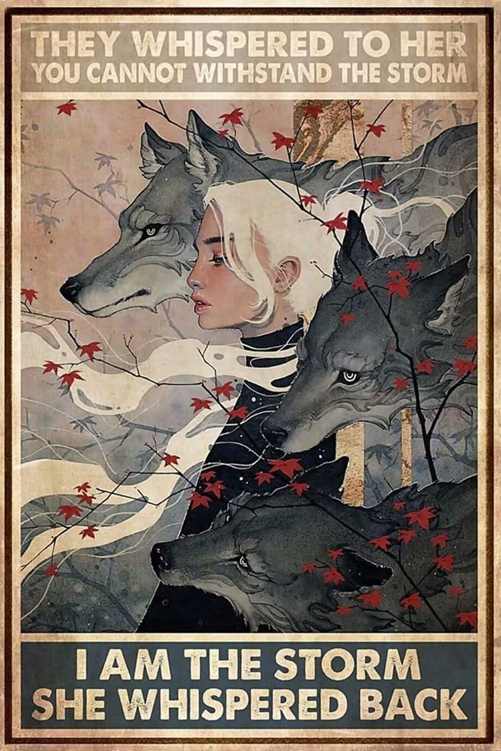 The Wolf And The Girl 35 Pieces Wooden Jigsaw Puzzles For Adults-They ...