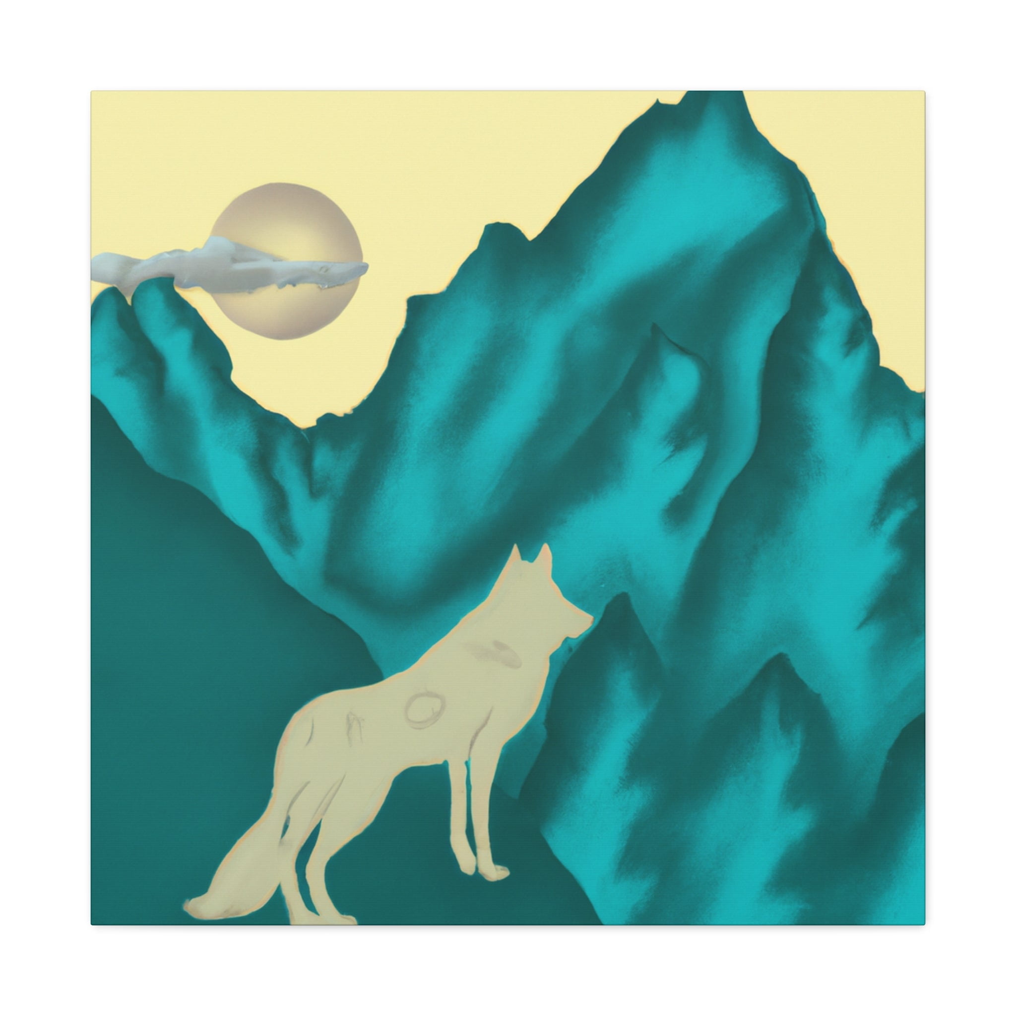 "The Wolf in Folklore" - Canvas - Walmart.com