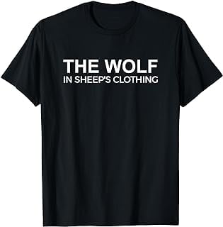 The Wolf of All Streets in sheep's clothing T-Shirt Wolves - Walmart.com