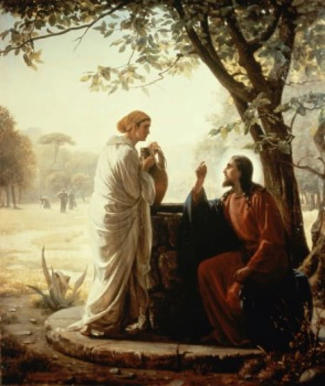 The Woman of Samaria, , Carl Heinrich Bloch (1834-1890/Danish ...