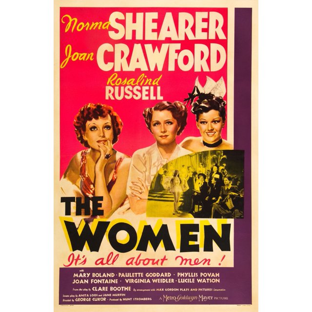 The Women From Left Joan Crawford Norma Shearer Rosalind Russell 1939