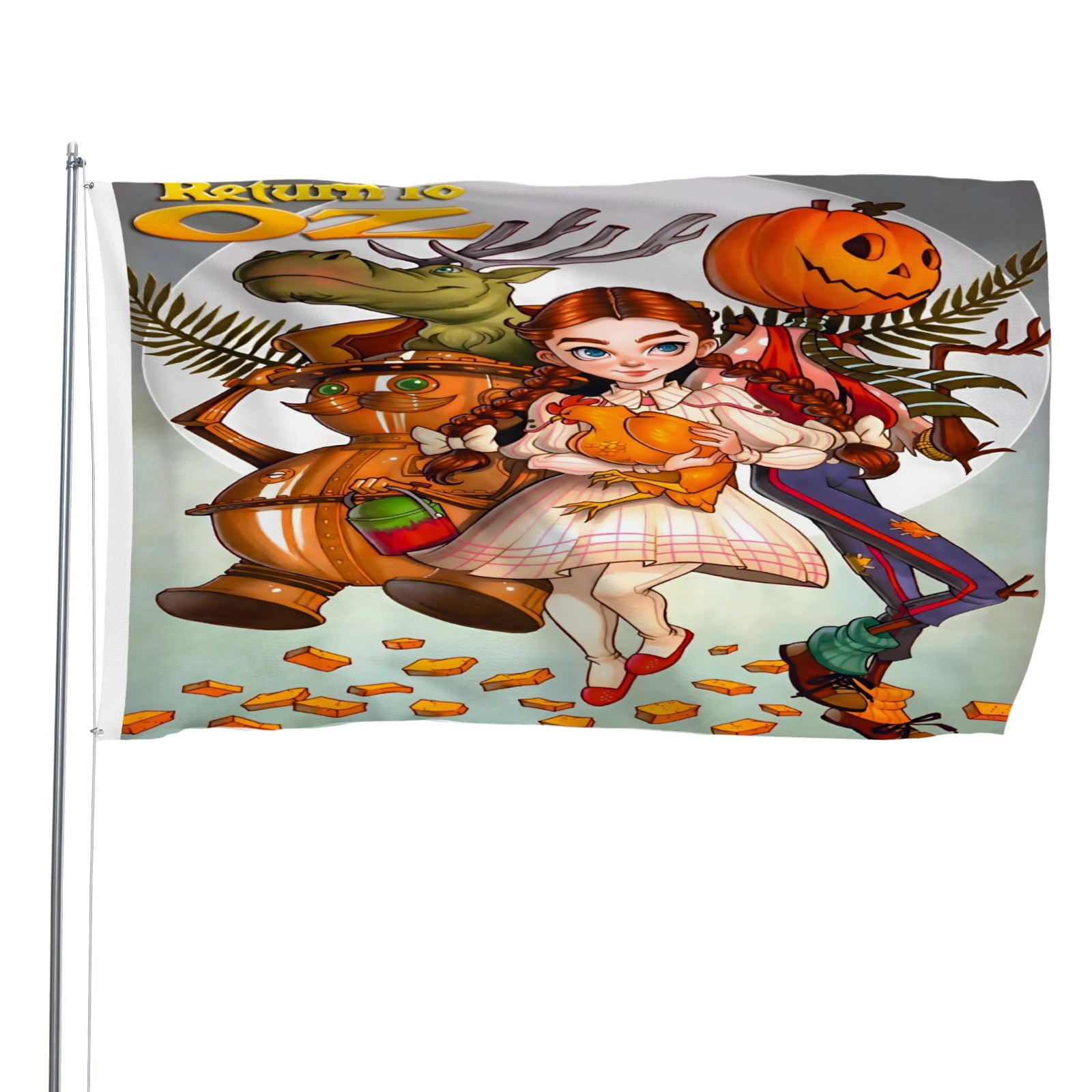 The Wonderful Wizard Of Oz Pattern Flag Decoration - Walmart.com