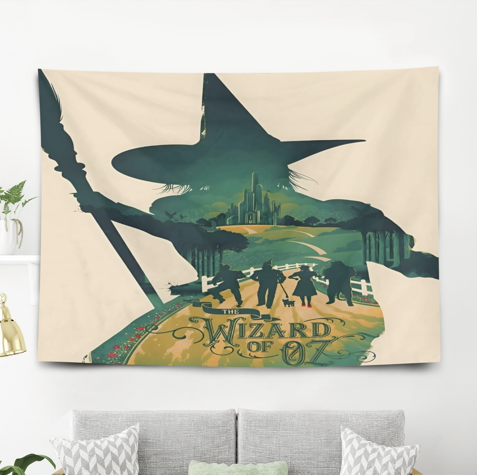 The Wonderful Wizard Of Oz Pattern Wall Hanging 50*60 Inches High ...
