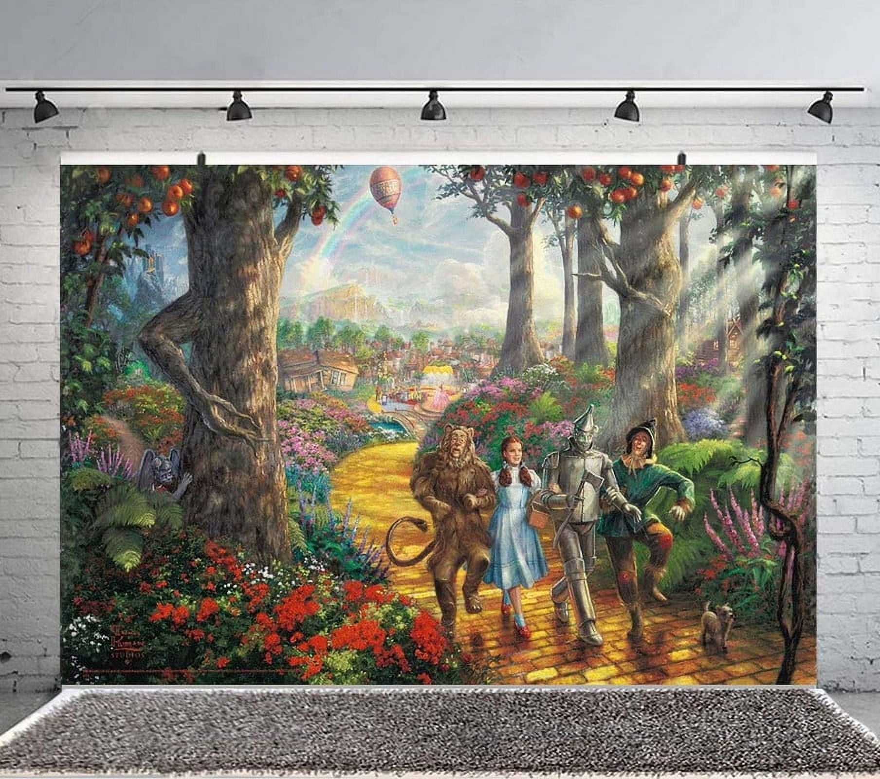 The Wonderful Wizard of Oz Backdrop Banner Party Supplies Poster Movie ...