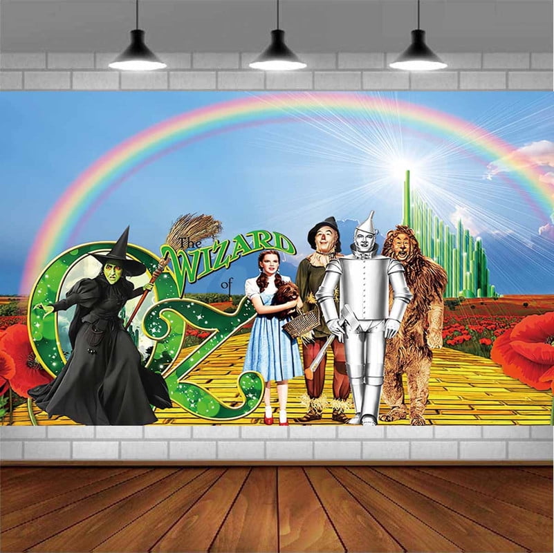 The Wonderful Wizard of Oz Post Wall Decor Birthday Banner Backdrop ...