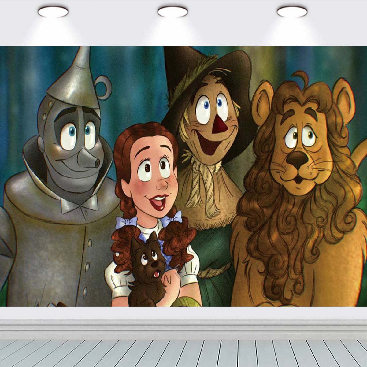 The Wonderful Wizard of Oz school Background Banner Birthday Backdrop ...