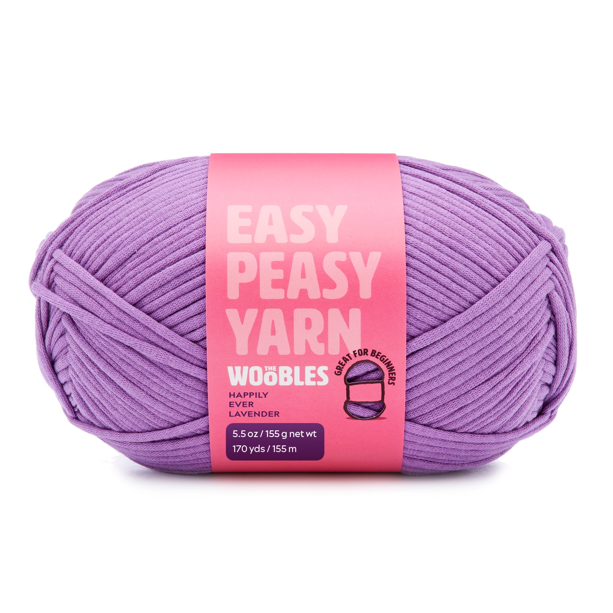 The Woobles Easy Peasy Yarn™ Happily Ever Lavender (Purple) - Walmart.com