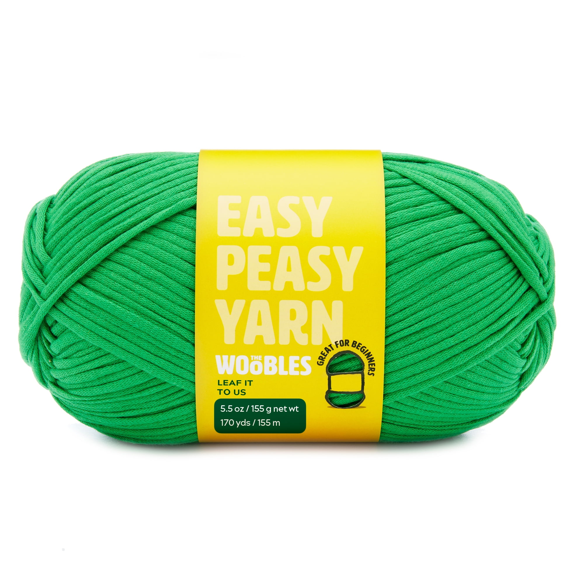 The Woobles Easy Peasy Yarn™ Leaf It to Us (Green) - Walmart.com