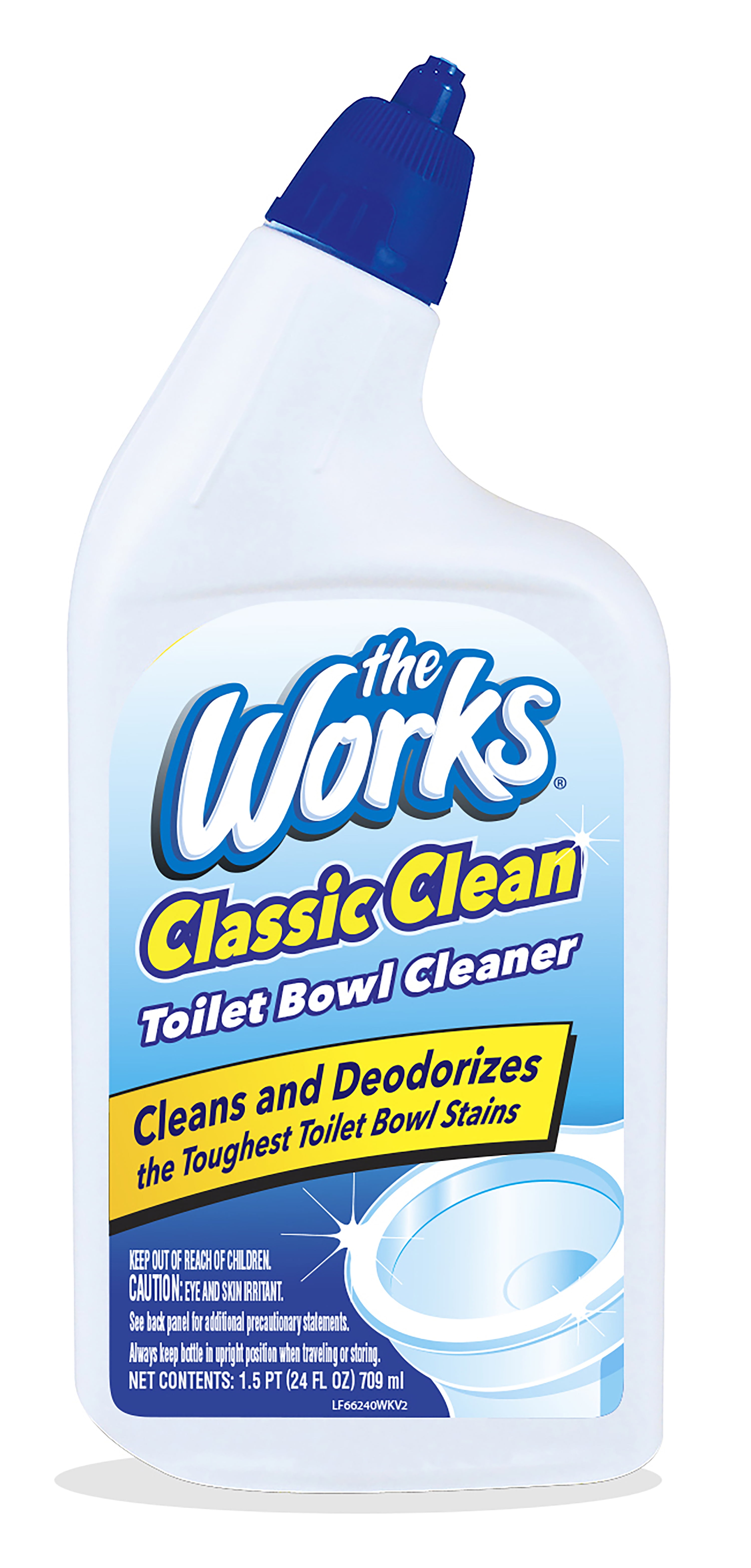 The Works Toilet Bowl Cleaner, 24 Fl. Oz., Extra Strength, Deodorizes ...