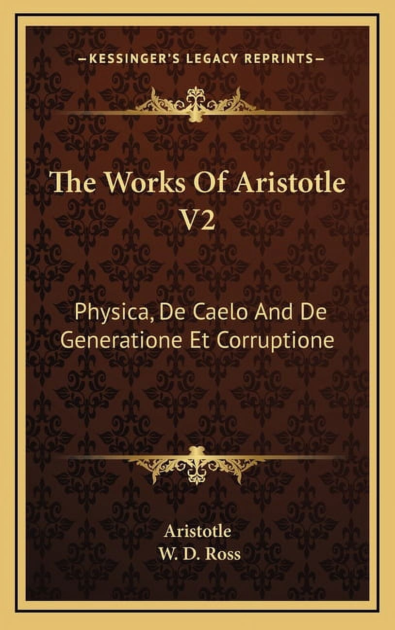 The Works Of Aristotle V2 (Hardcover) - Walmart.com