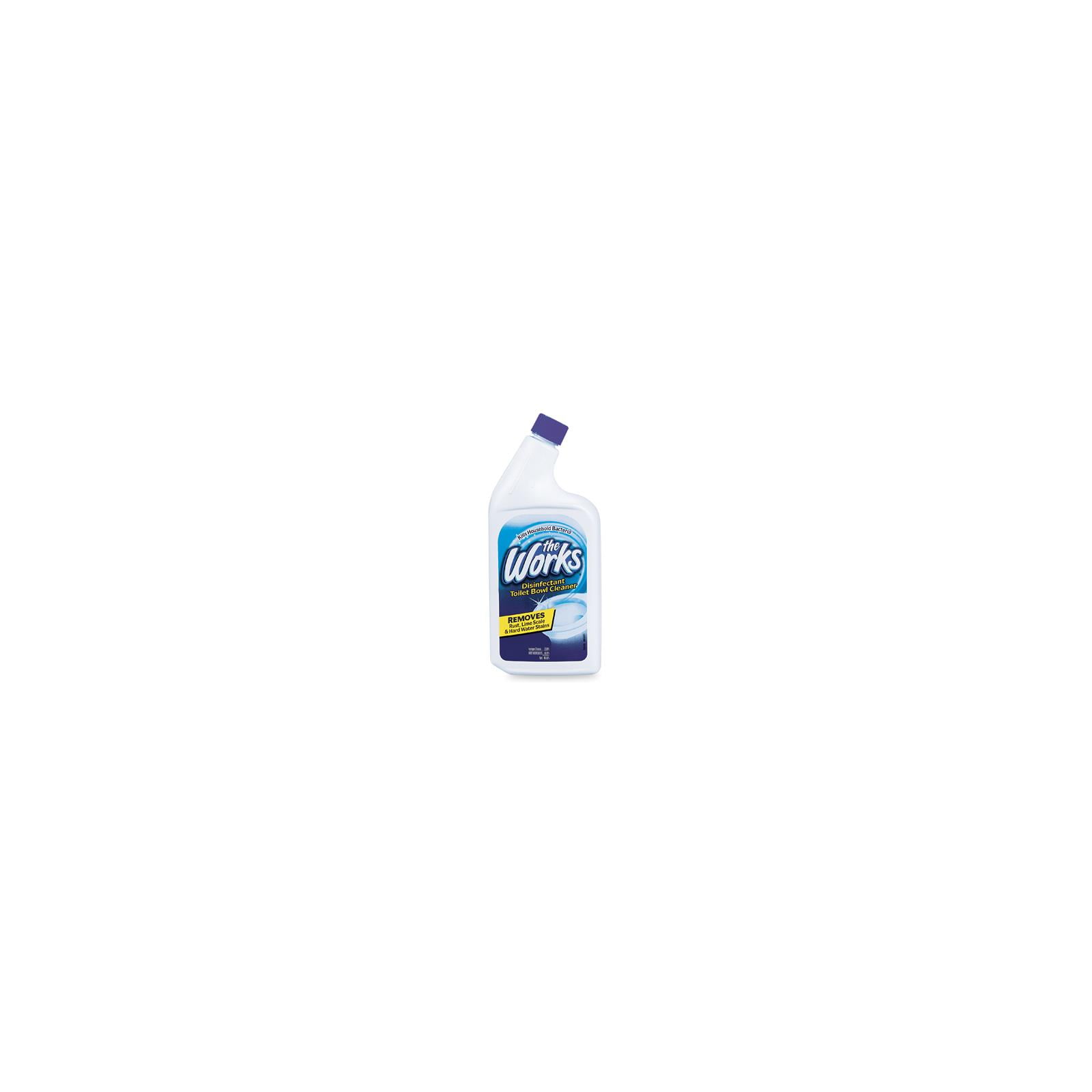 The Works Toilet Bowl Cleaner, 32 Ounce - Lime Rust Remover Liquid ...