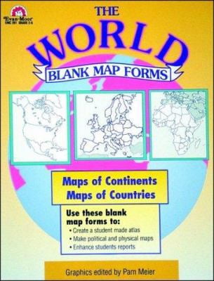 Pre-Owned The World-Blank Map Forms (Paperback) 1557992770 ...