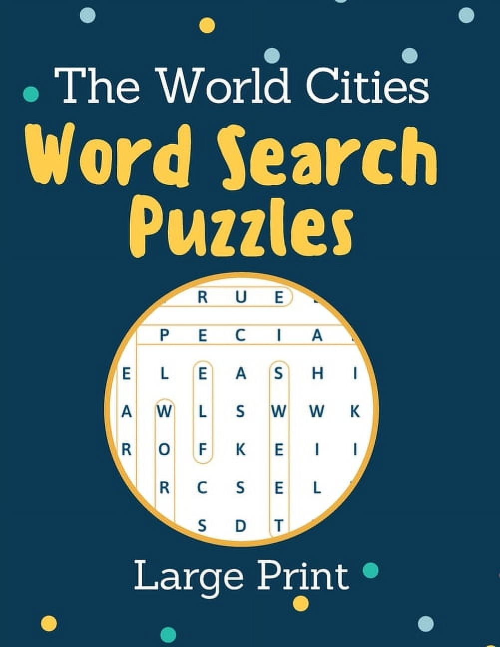 The World Cities Word Search Puzzles Large Print, (Paperback) - Walmart.com