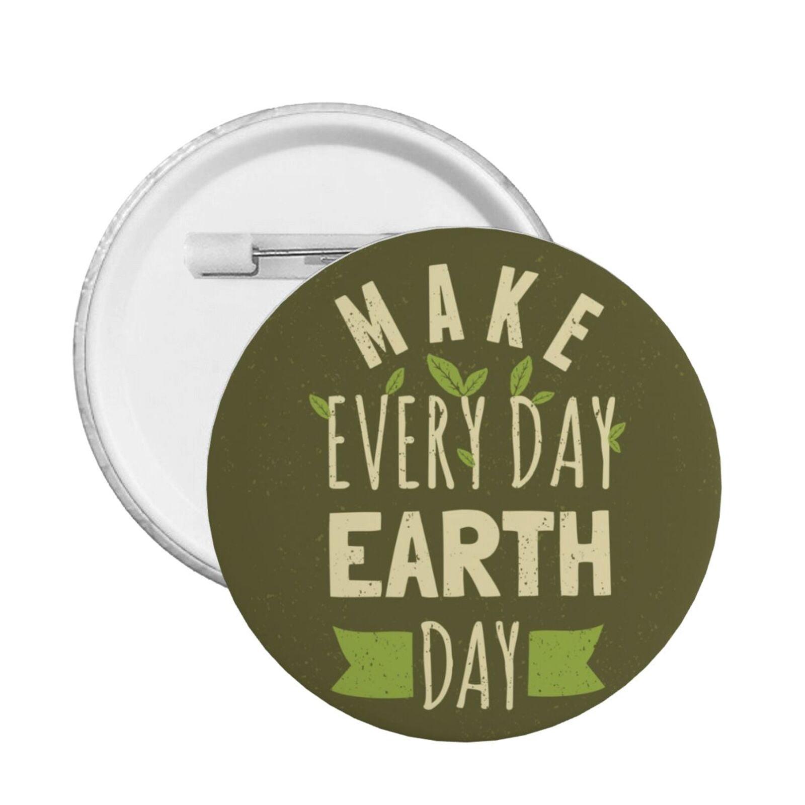 The World Earth Day Circular Button Fashion Badge Decoration Backpack ...