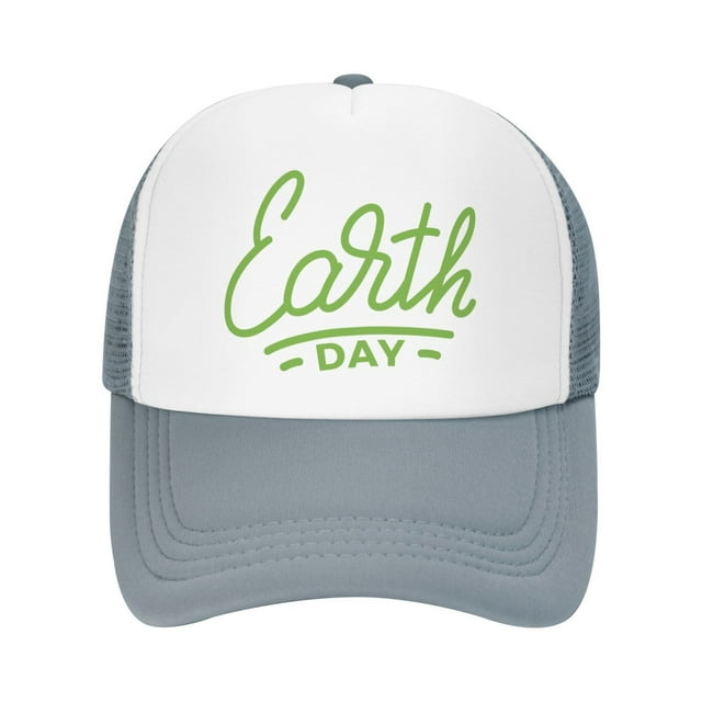 The World Earth Day Hats for Men Women Mesh Baseball Cap Adjustable ...