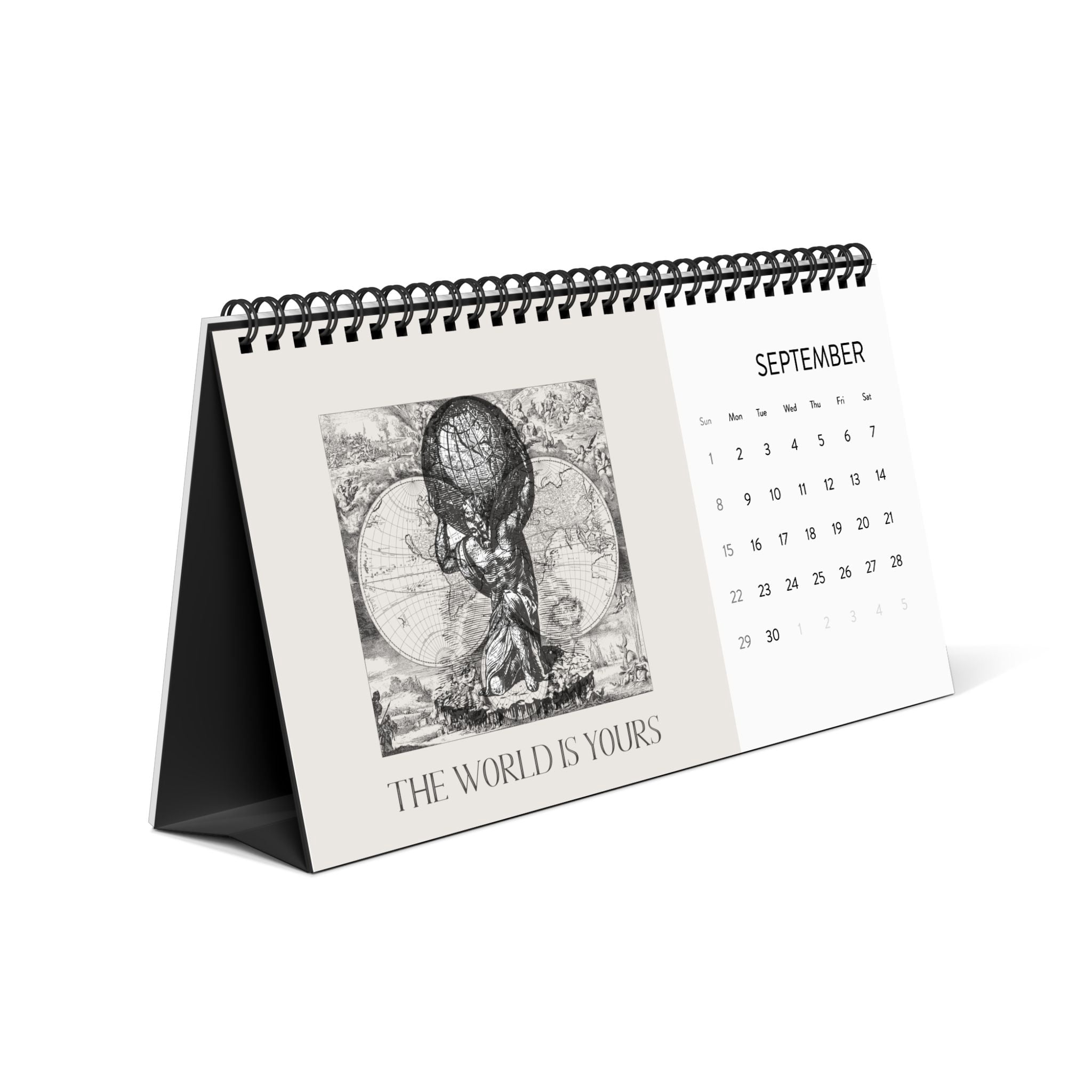 The World Is Yours IV | World Map Atlas Desktop Calendar - Walmart.com