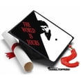 The World Is Yours - Scarface Grad Cap Tassel Topper - Walmart.com