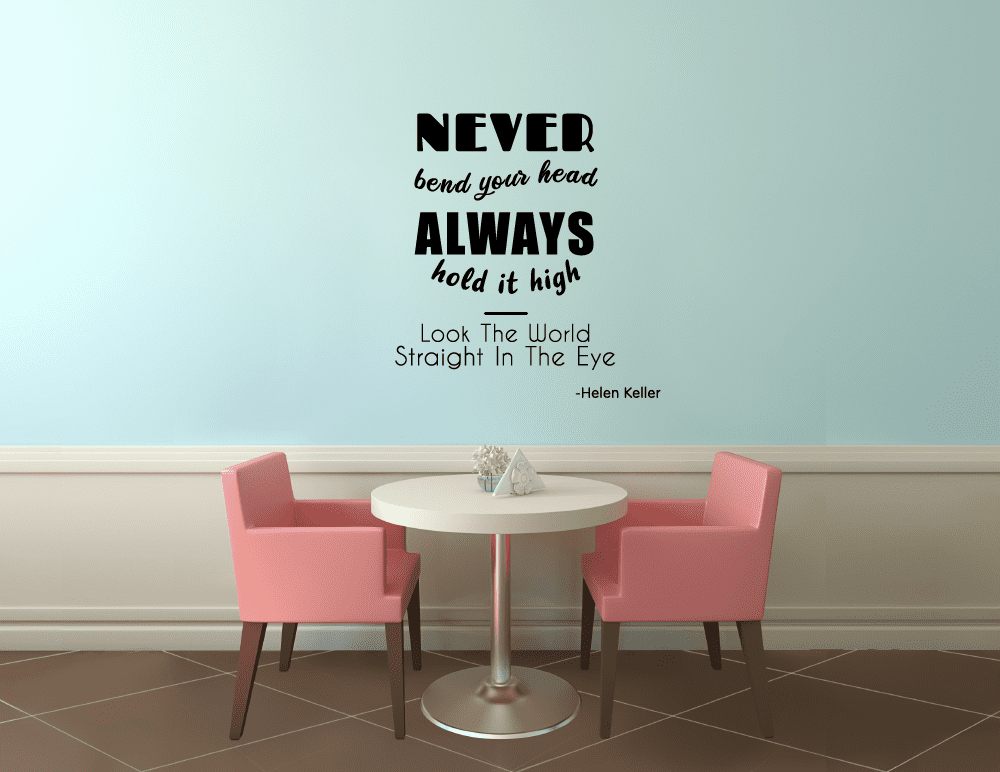 The World Straight In The Eye Quote Positive Life Motivation ...