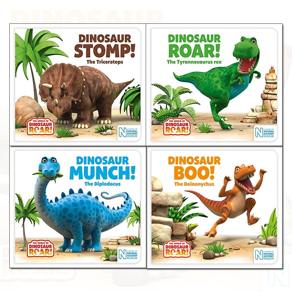 The World of Dinosaur Roar Series Books 1 - 4 Collection Set (Dinosaur ...