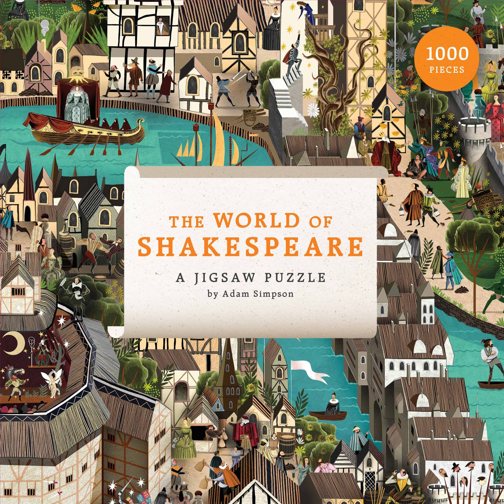 The World of Shakespeare 1000 Piece Puzzle: 1000 Piece Jigsaw Puzzle ...