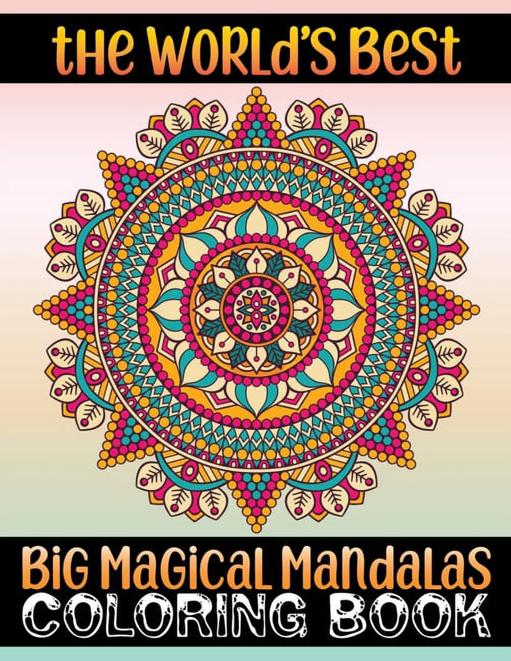 Mystical Mandala Coloring Pages Large