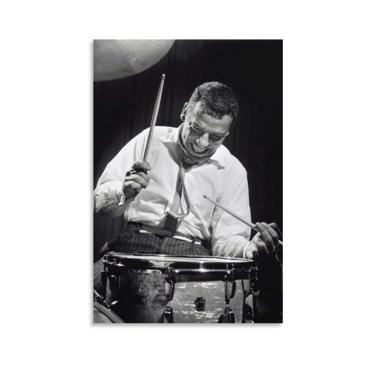 The World's Greatest Drummer Buddy Rich Vintage Art Poster Poster ...