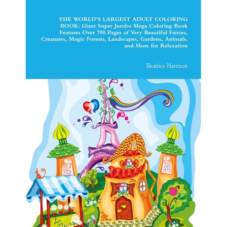 giant adult coloring book