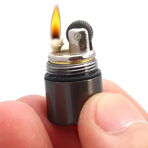 The World's Smallest Kerosene Lighter! Height 2.5cm/Ï† 1.3cm Capsule ...