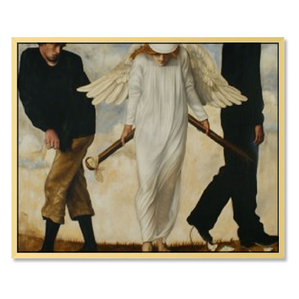 The Wounded Angel By Hugo Simberg Poster Wall Art Canvas Painting ...