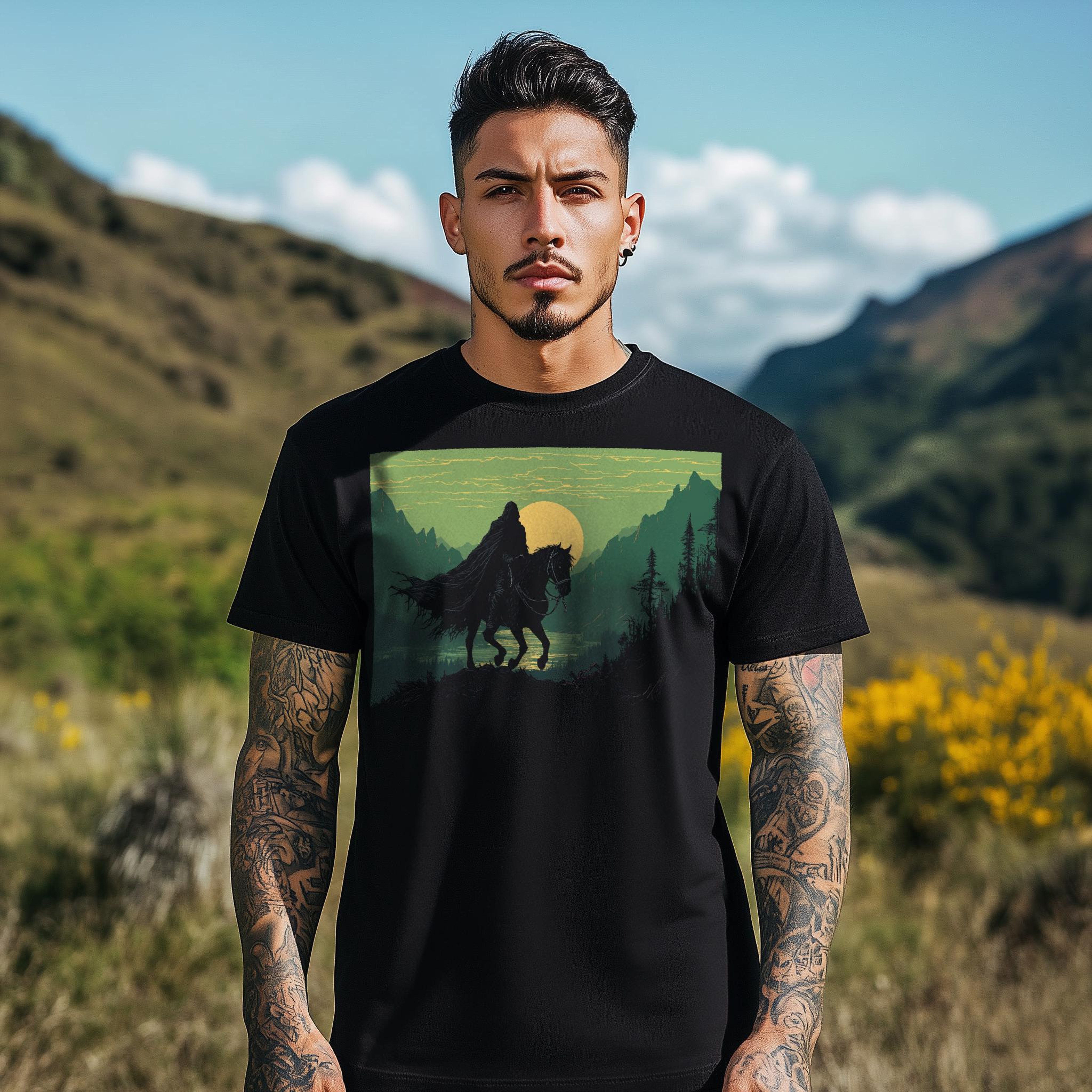 The Wraith Tee - 8-bit | Ringwraith | Nazgul | The Nine | Black Rider ...